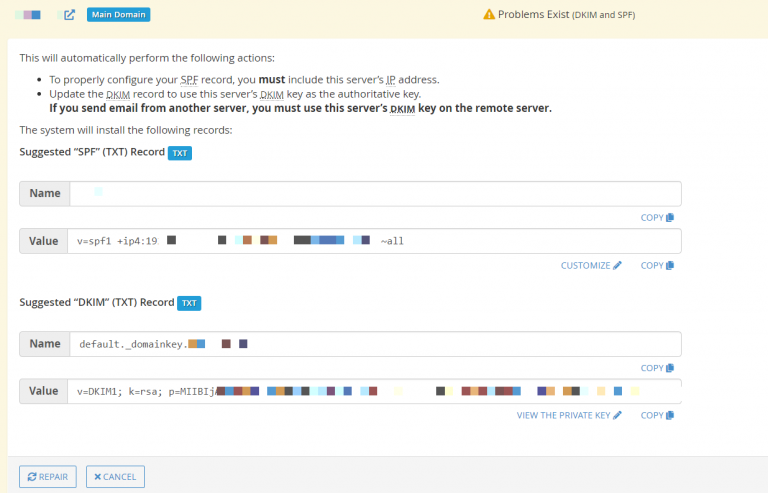 How to enable SPF and DKIM in cPanel | EasyDMARC