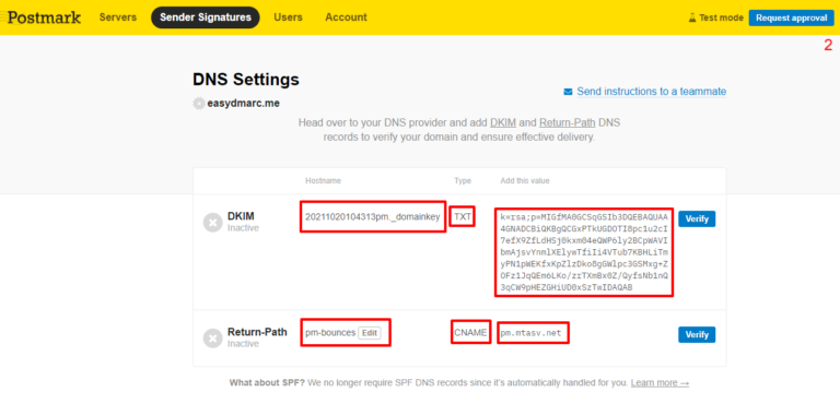 PostMark SPF and DKIM Setup: Step by Step | EasyDMARC