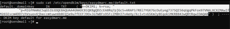 How to Configure DKIM (OpenDKIM) with Postfix | EasyDMARC