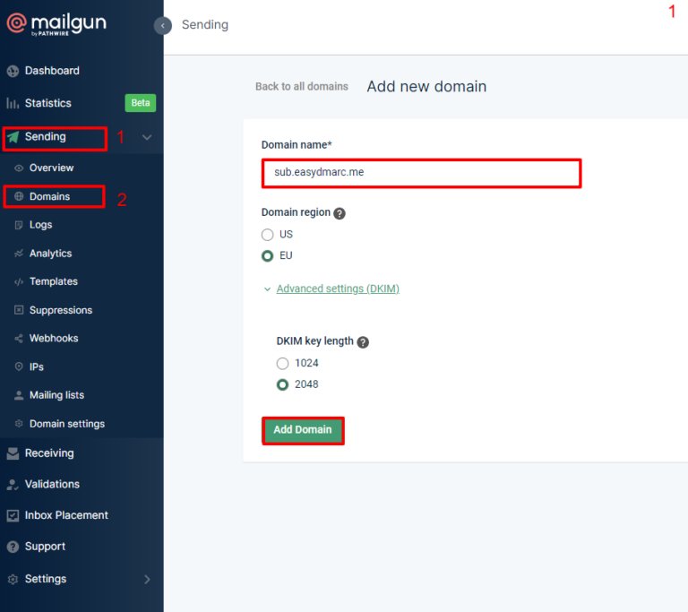 MailGun DKIM and SPF Setup: Step by Step | EasyDMARC
