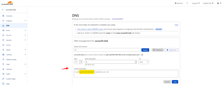 How to Add SPF Record to Cloudflare | EasyDMARC