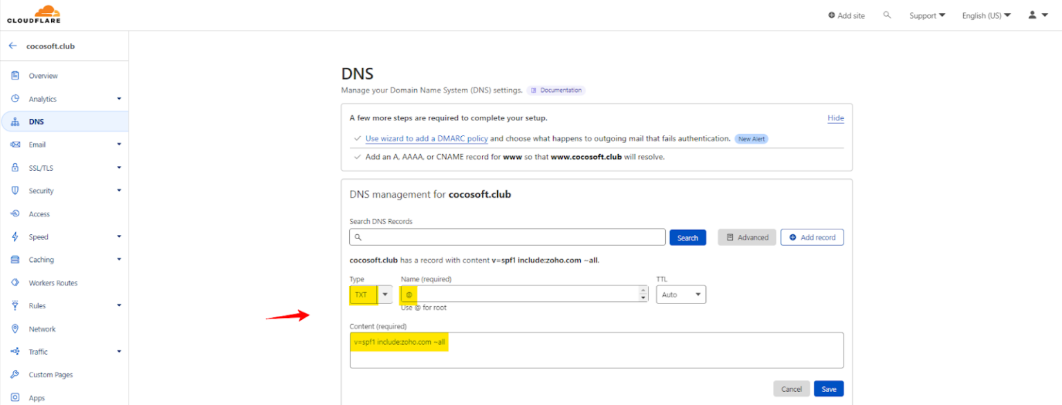 How to Add SPF Record to Cloudflare | EasyDMARC