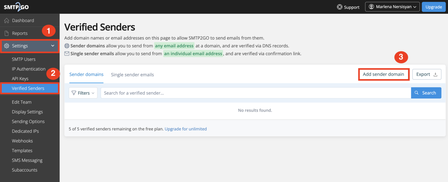 SMTP2GO Setup | EasyDMARC