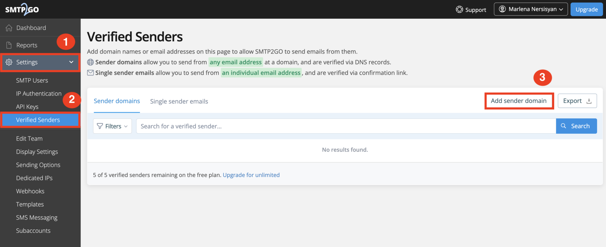 SMTP2GO Setup | EasyDMARC