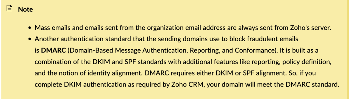 Zoho CRM SPF and DKIM Setup: Step by Step | EasyDMARC