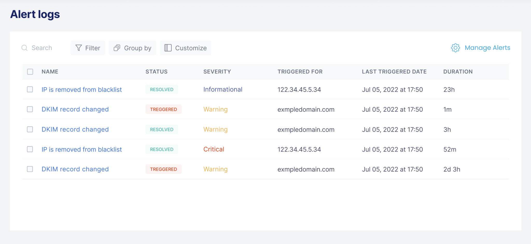 Alert Manager: Supercharge Domain Control | EasyDMARC