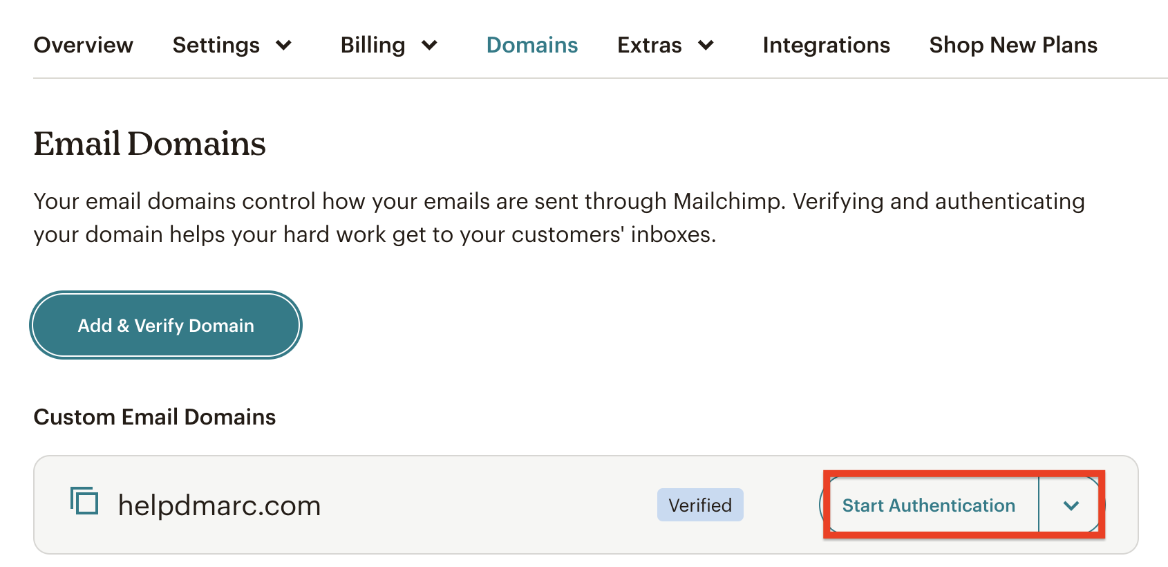 Mailchimp Authentication Setup: Step by Step | EasyDMARC
