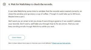 Mailchimp Authentication Setup: Step by Step | EasyDMARC