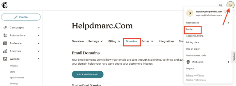 Mailchimp Authentication Setup: Step by Step | EasyDMARC