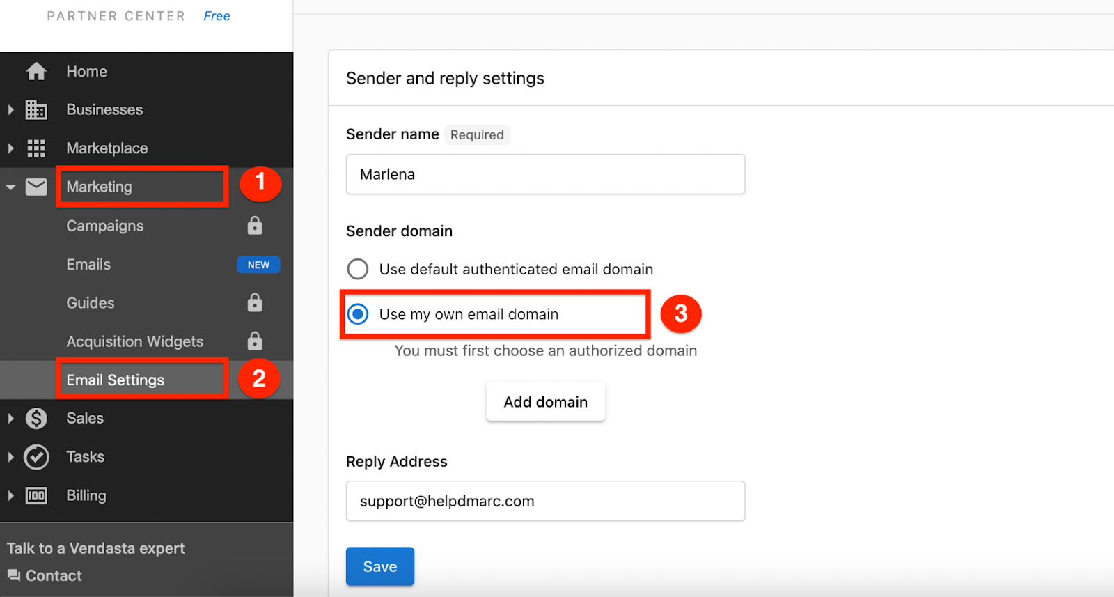 Vendasta SPF & DKIM Setup | EasyDMARC
