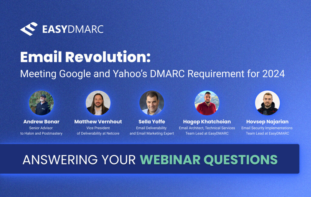 Google and Yahoo DMARC Requirement | EasyDMARC