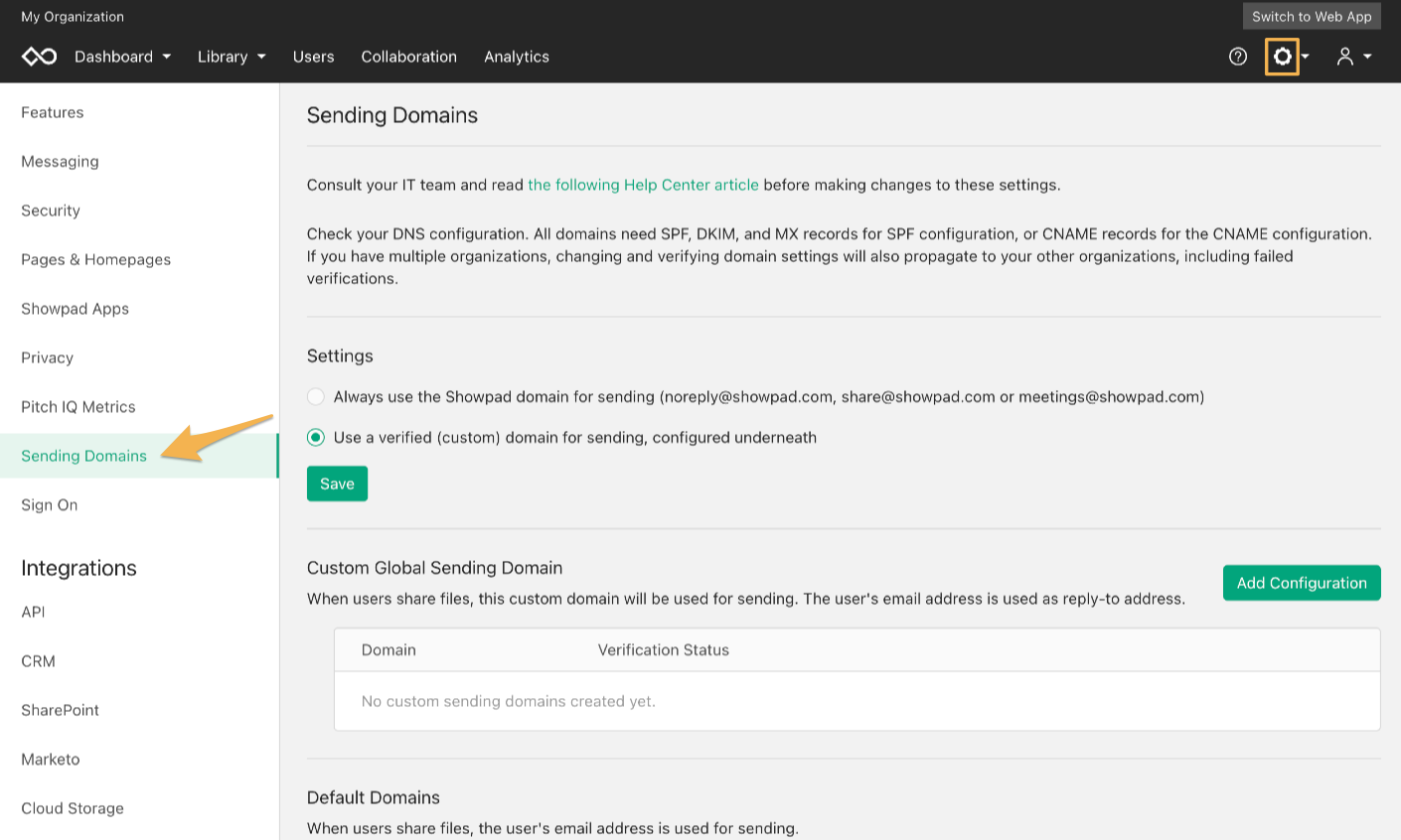 Showpad SPF and DKIM configuration | EasyDMARC