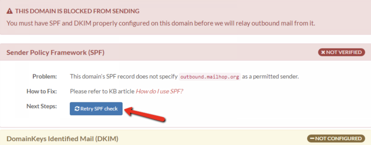 Configuration Of SPF and DKIM For DuoCircle | EasyDMARC