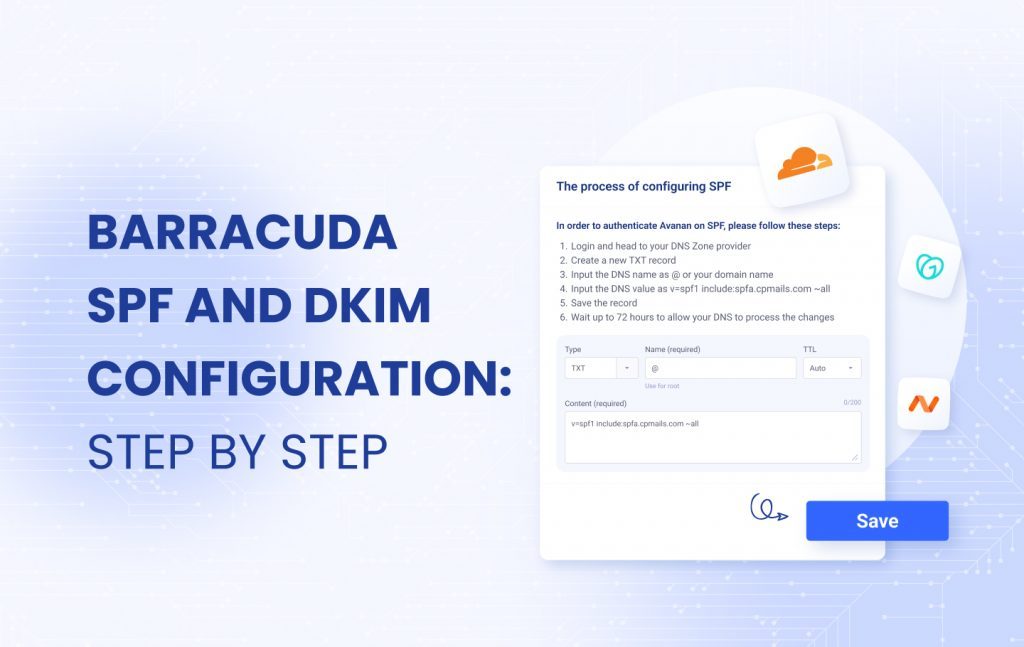 Barracuda SPF and DKIM Configuration | EasyDMARC