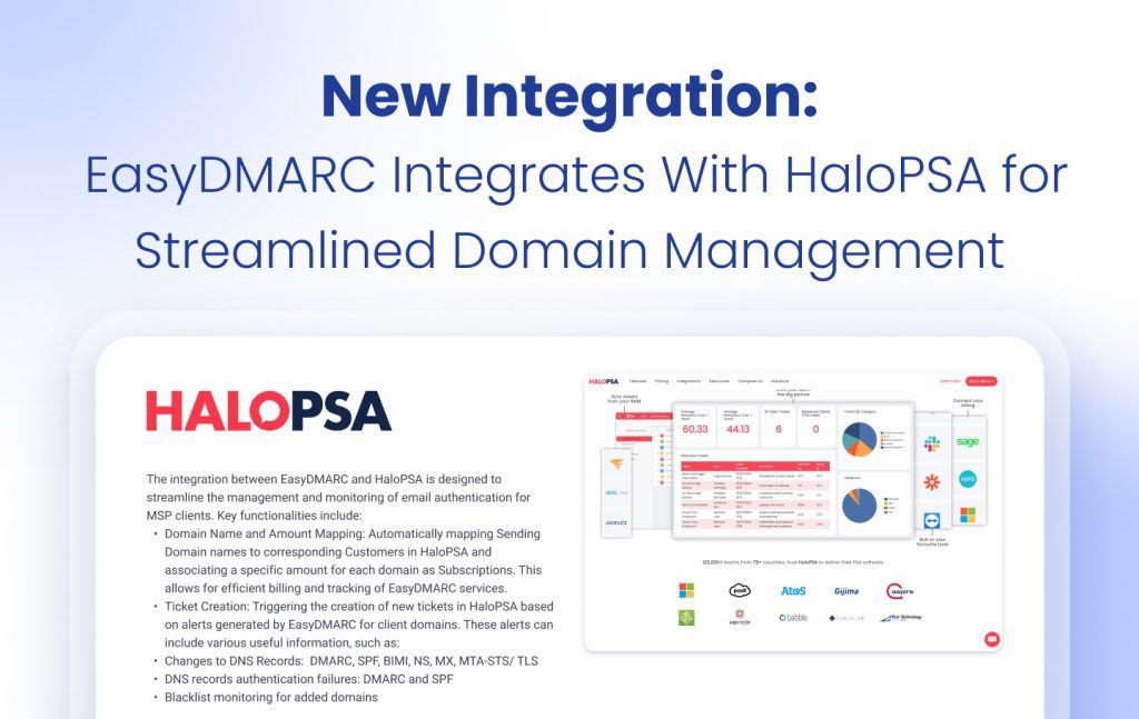 Integration with HaloPSA | EasyDMARC