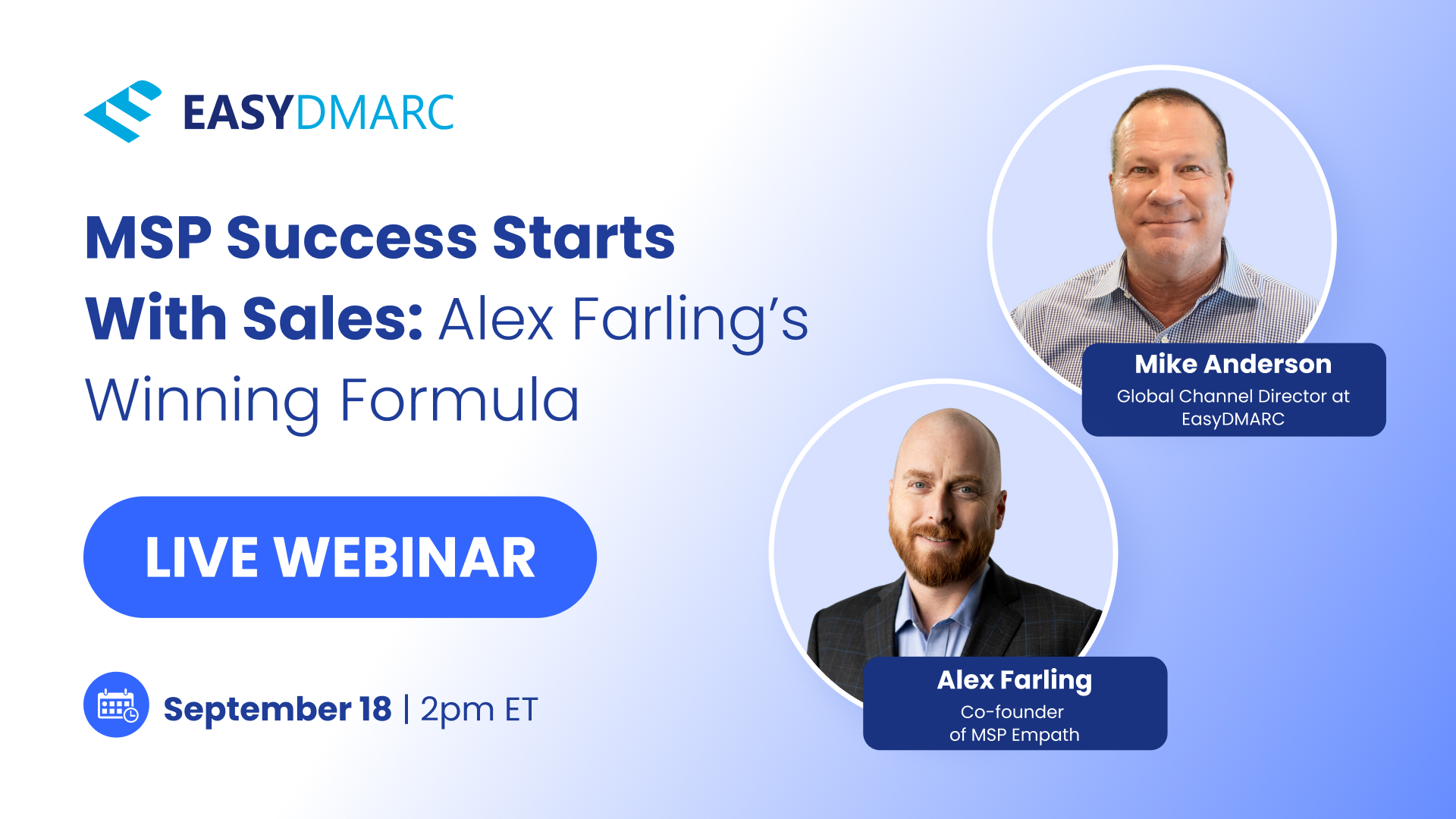 MSP Sales Success Webinar: Alex Farling’s Winning Formula | EasyDMARC