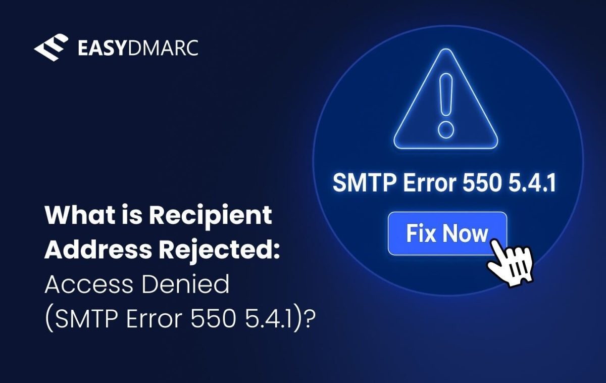 Recipient Address Rejected: Access Denied Fix | EasyDMARC