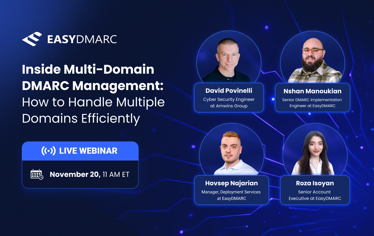 Inside Multi-Domain DMARC Management | Webinar - EasyDMARC