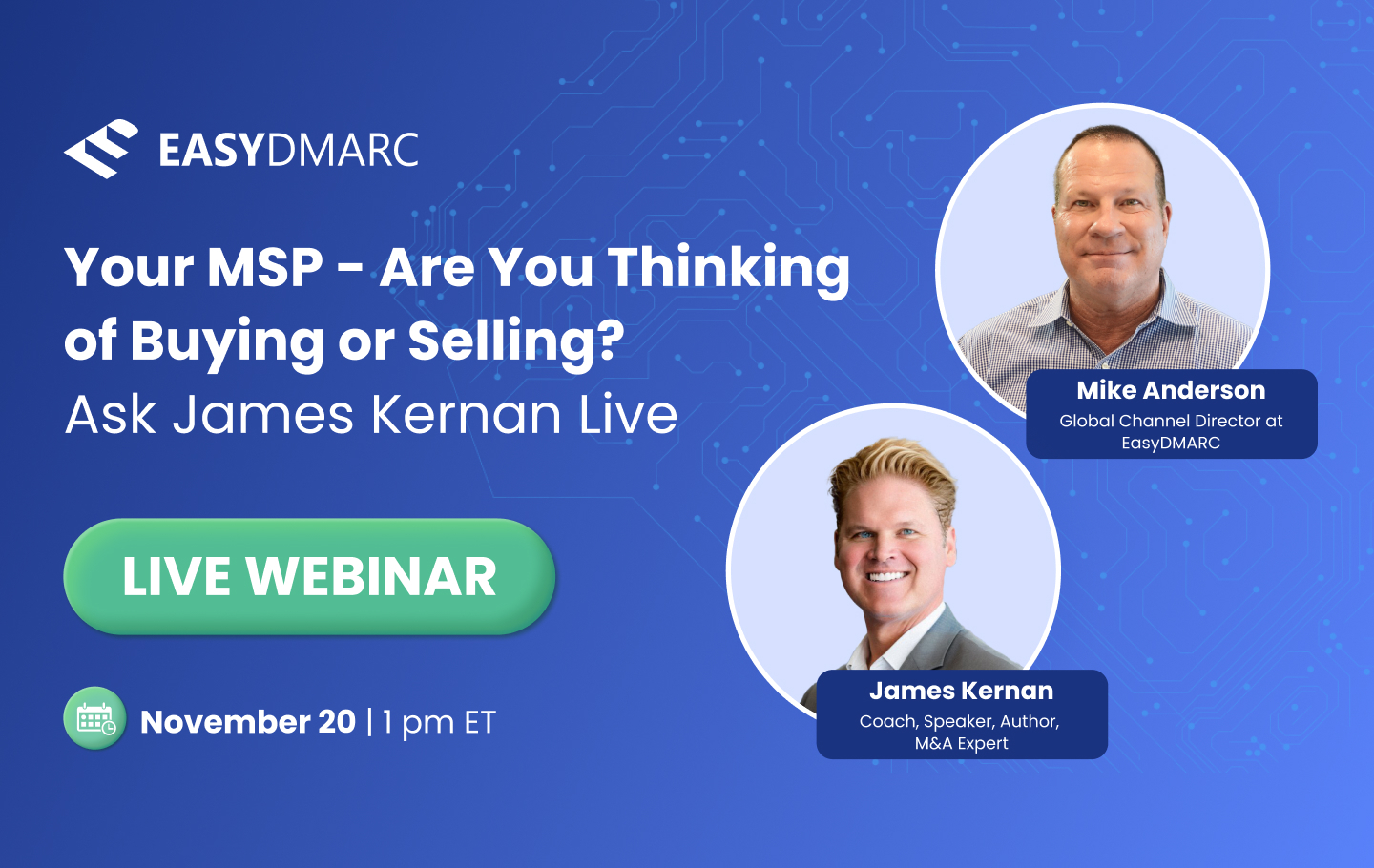 MSP M&A Webinar: How to Buy or Sell Your MSP | EasyDMARC
