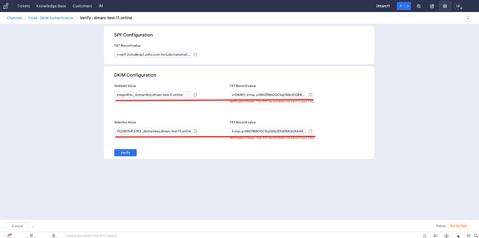 SPF & DKIM Setup for Zoho Desk | EasyDMARC